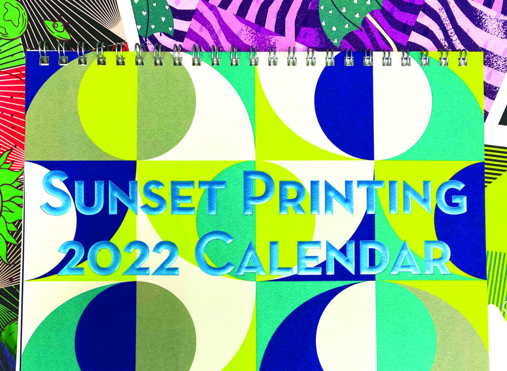 Sunset Printing 2021 Calendar: SImplicity in Creating